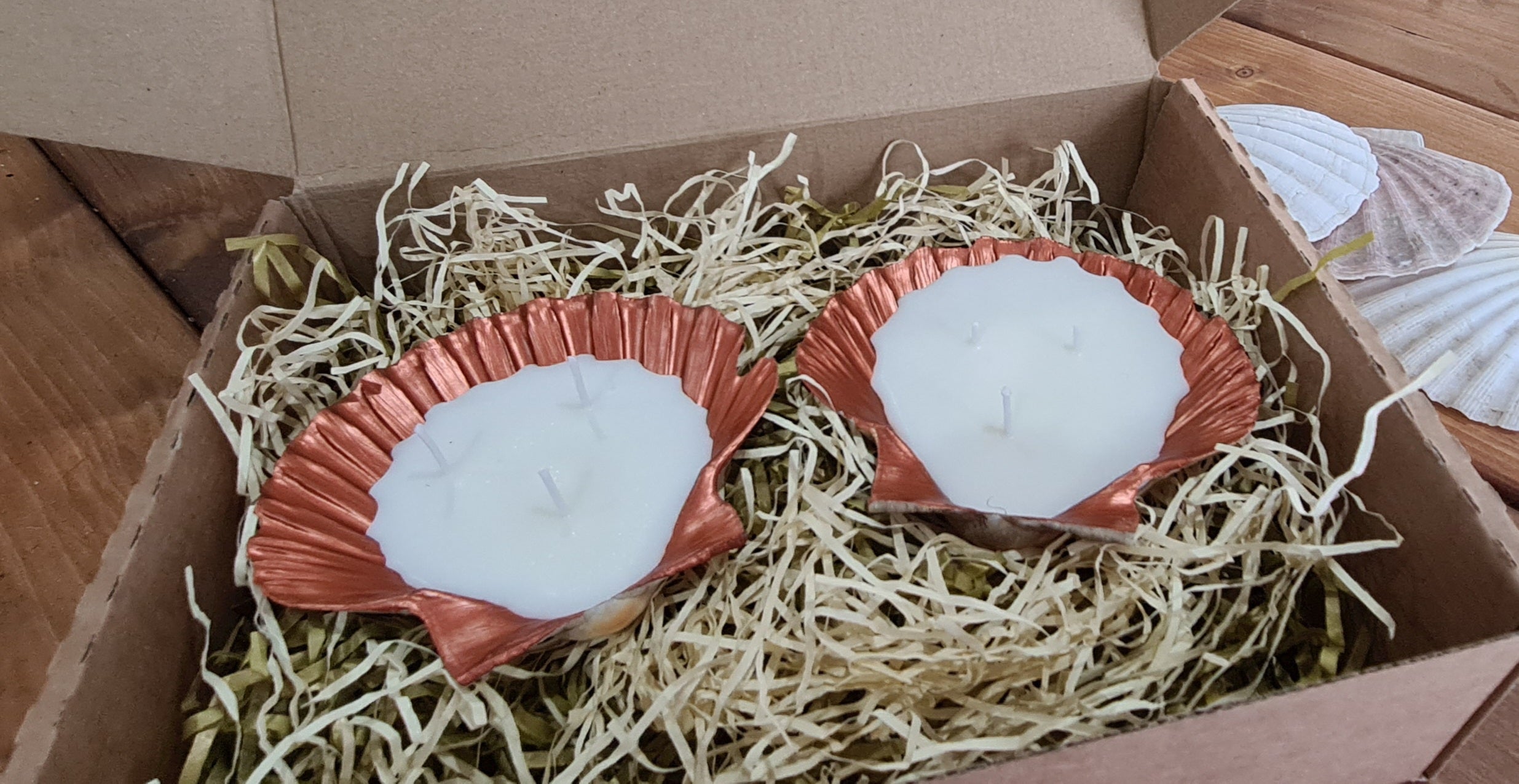 Oyster shell candles - coming soon!! – The Ocean Grown Candle Company